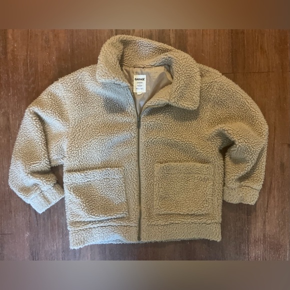 Garage | Jackets & Coats | Garage Oversized Zip Front Teddy Jacket Ml ...